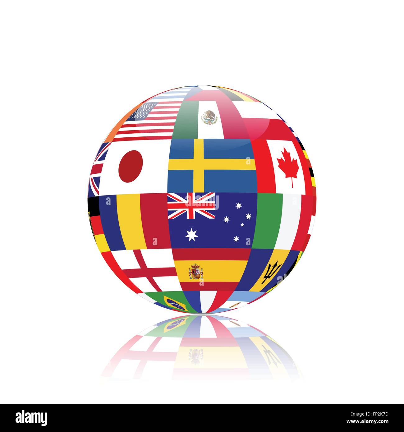 Illustration flags from countries world hi-res stock photography and ...