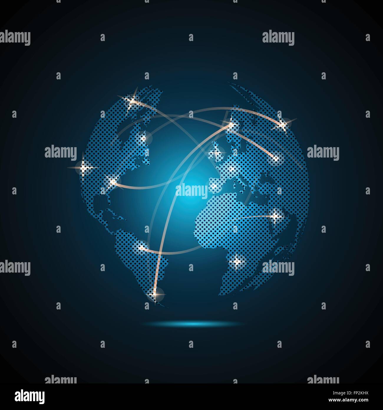 Illustration of a colorful world globe background Stock Vector Image ...