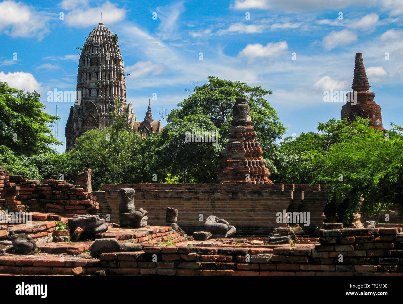 Siamese city of Ayutthaya in Thailand Stock Photo - Alamy