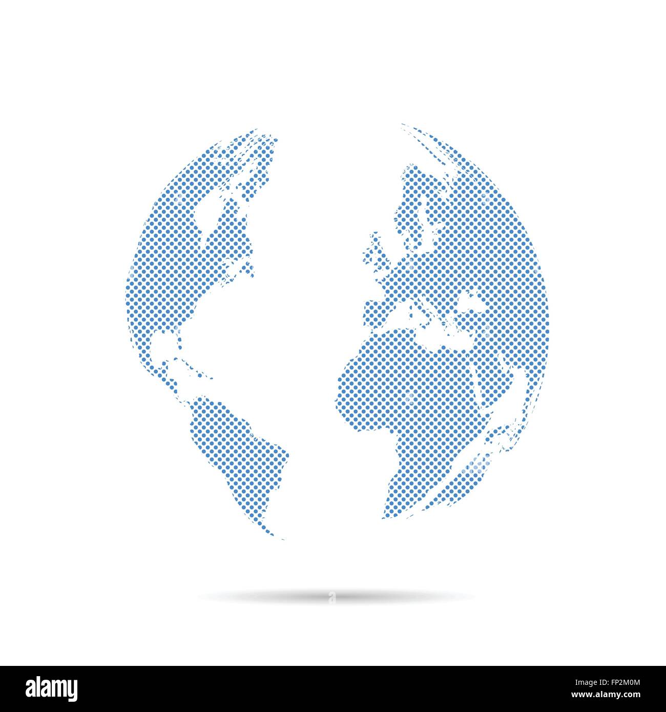 Illustration of an abstract world map design Stock Vector Image & Art ...