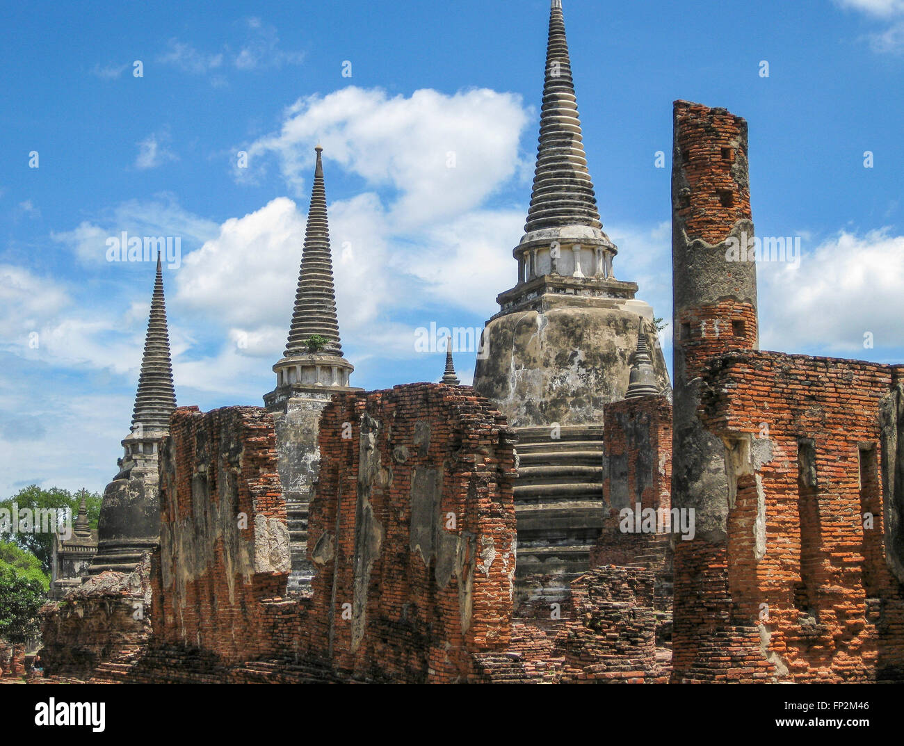 Ancient Siamese city of Ayutthaya in Thailand Stock Photo - Alamy