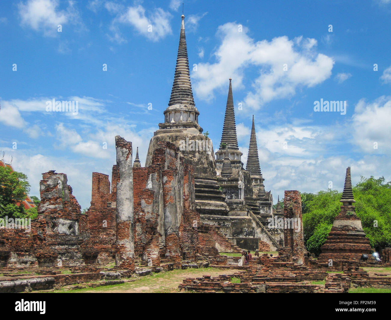 Ancient Siamese city of Ayutthaya in Thailand Stock Photo - Alamy