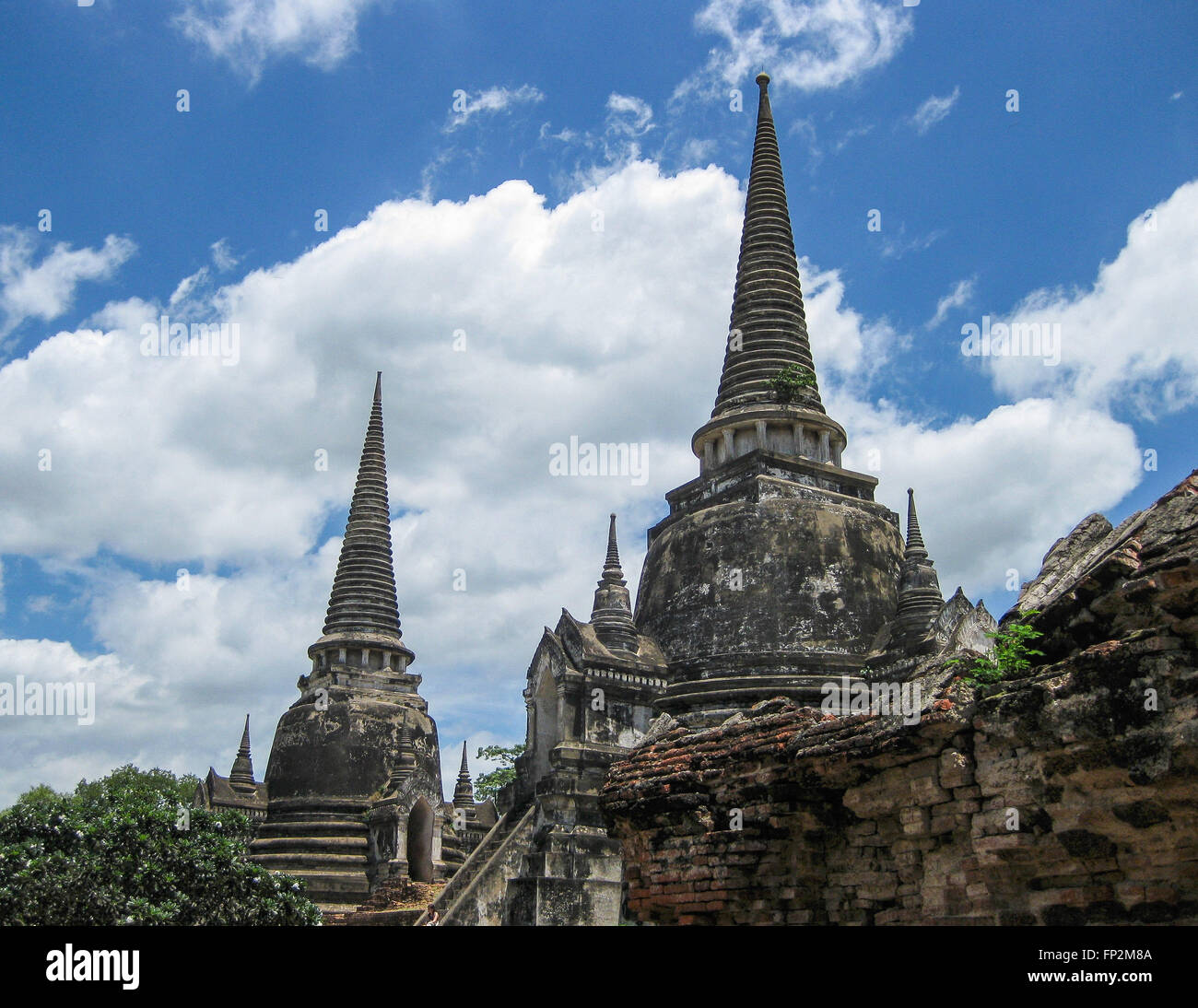 Ancient Siamese city of Ayutthaya in Thailand Stock Photo - Alamy