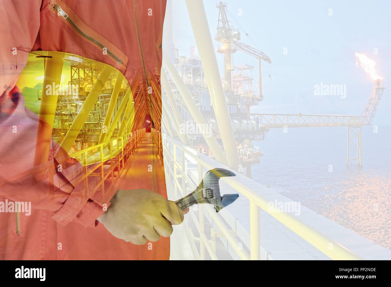 Engineer oil rig hi-res stock photography and images - Alamy