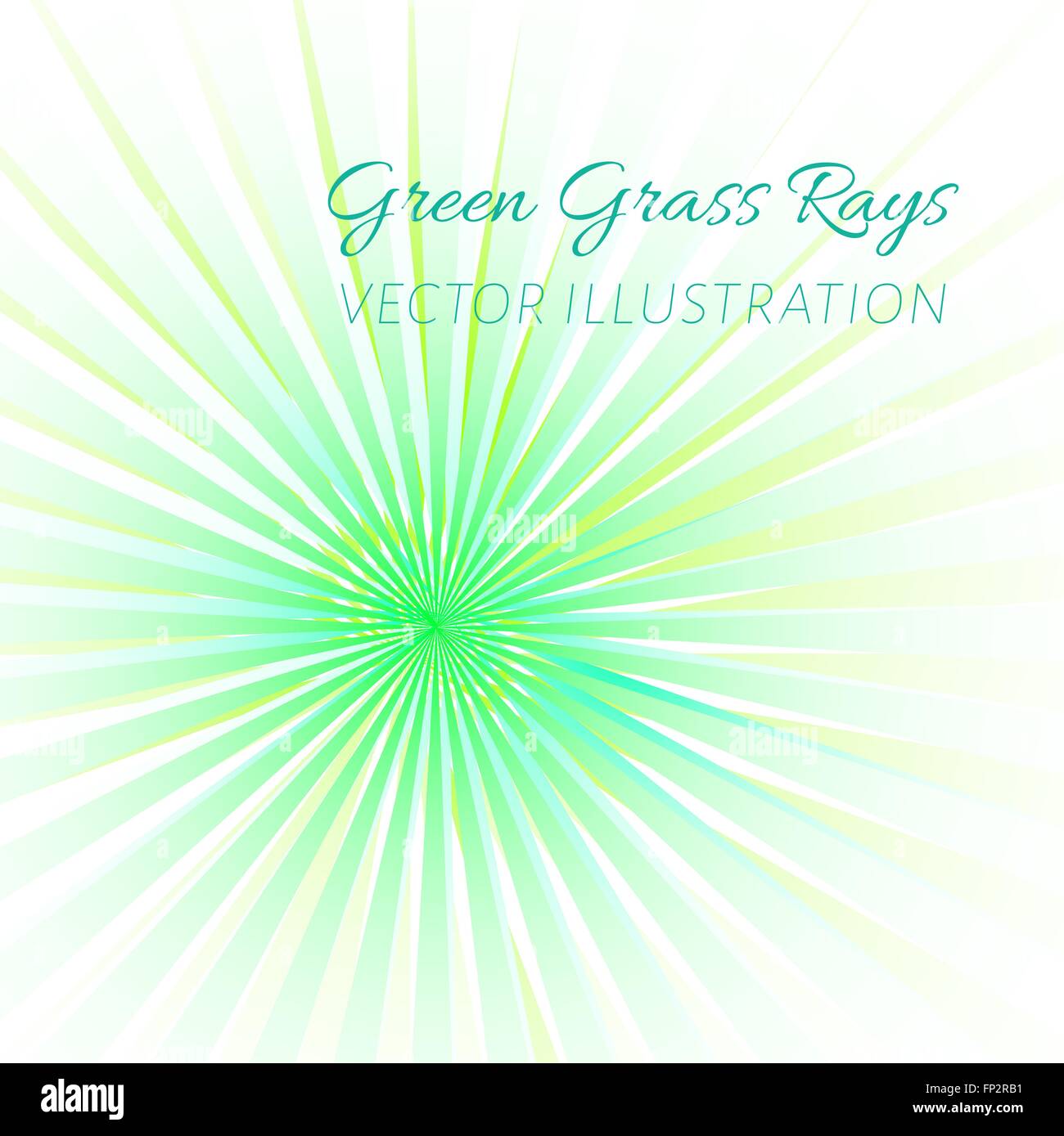 Green rays eco Stock Vector Image & Art - Alamy