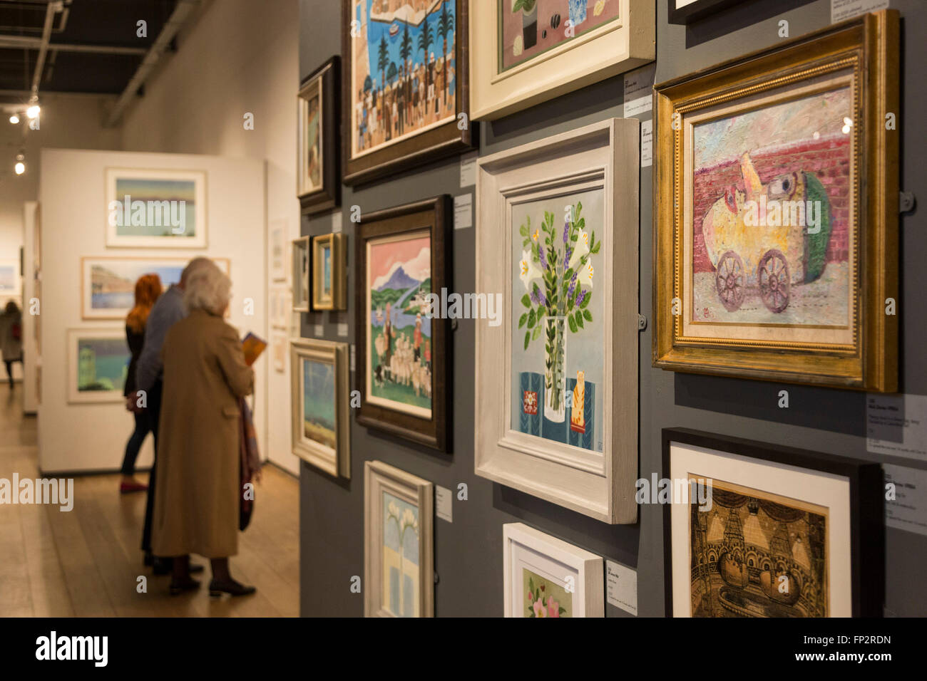 London, UK. Mall Galleries present the 299th exhibition of the Royal ...