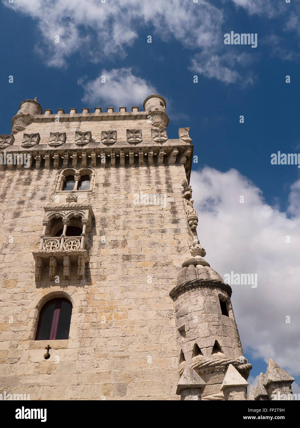 The Belem Tower, one of the most famous and visited landmarks in ...
