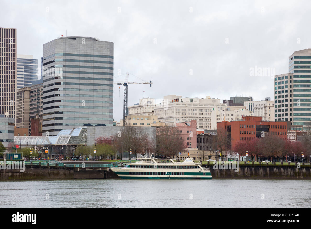 Portland downtown from across hi-res stock photography and images - Alamy