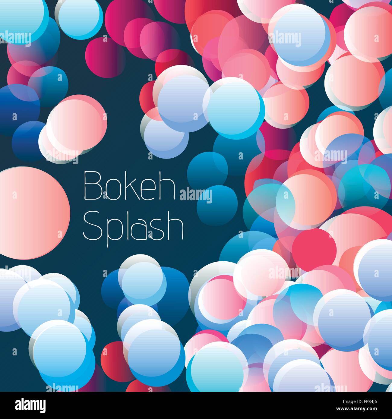 Christmas lights colorful bokeh Stock Vector Images - Alamy