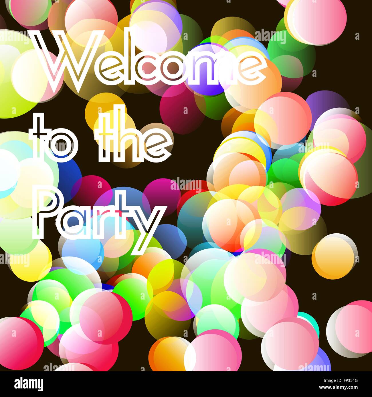 Christmas lights colorful bokeh Stock Vector Images - Alamy