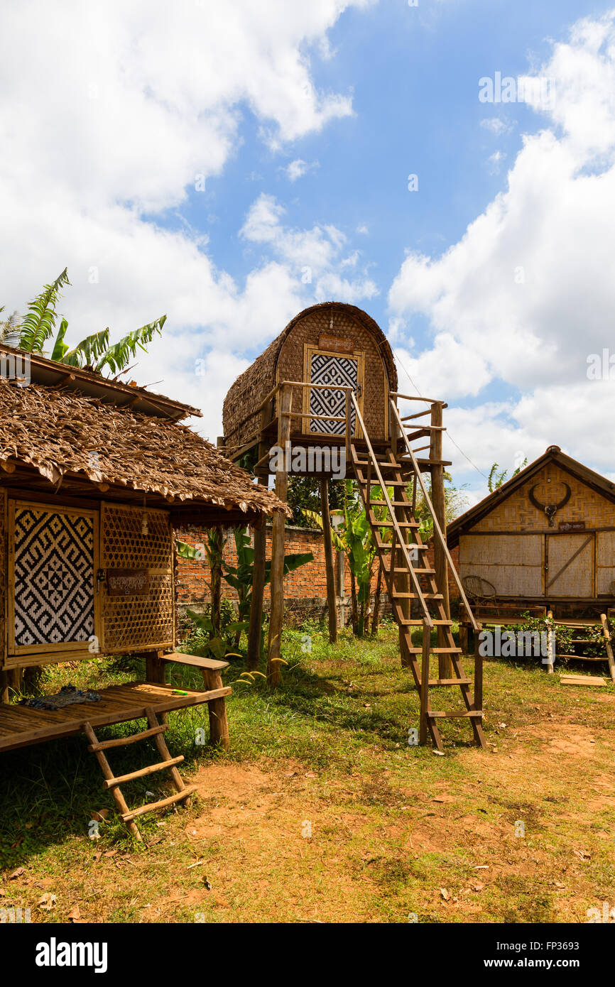 Traditional lodge in Senmonorom, Sen Monorom, Mondul Kiri, Mondulkiri ...
