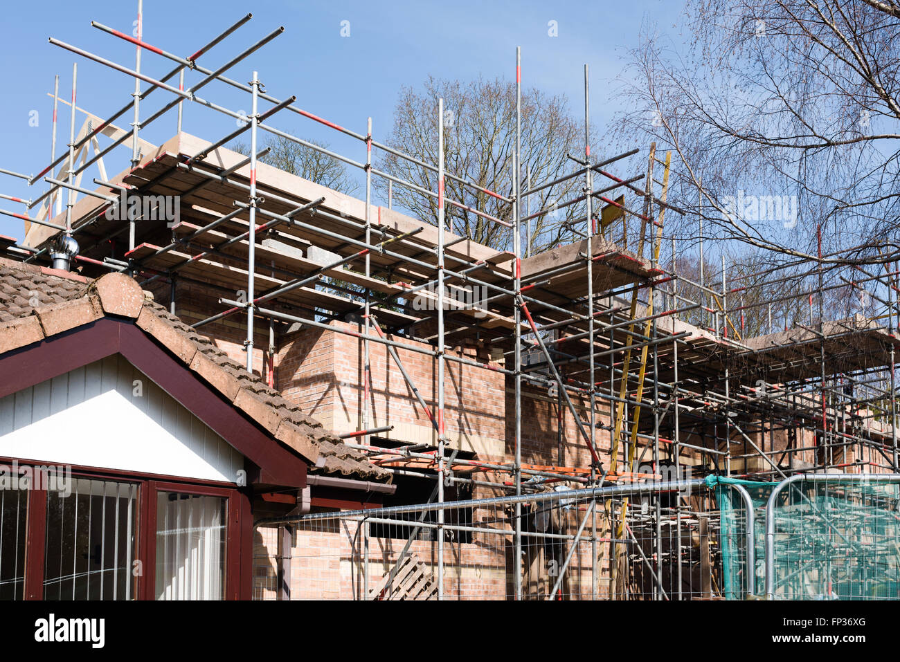 Construction Site Warning Notices Stock Photo - Alamy