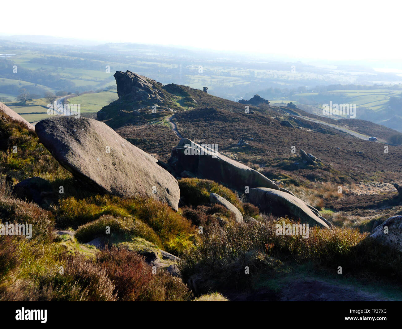 Ramshaw Rocks bouldering climbing crag winking man The Roaches Peak ...