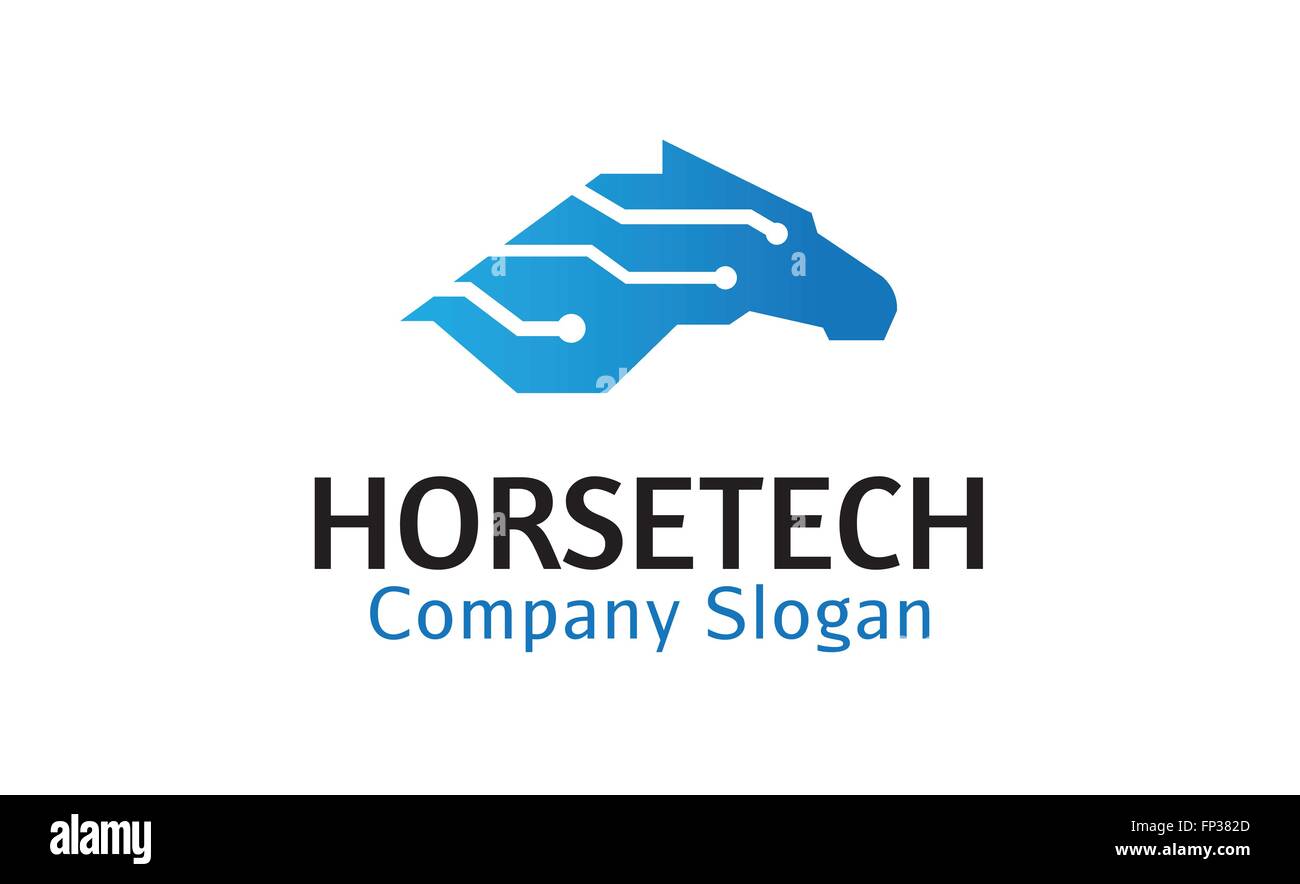 Horse Technology Design Illustration Stock Vector Image & Art - Alamy