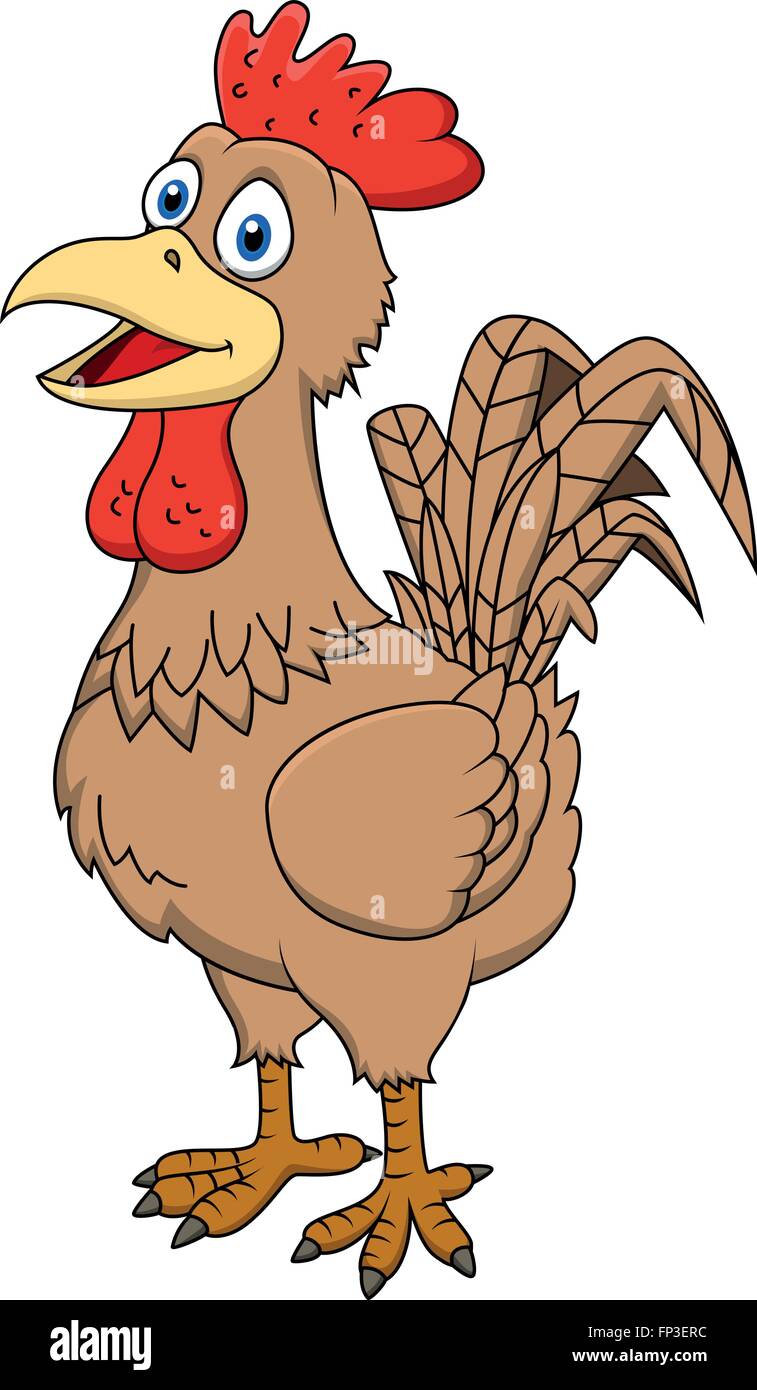 Rooster cartoon hi-res stock photography and images - Alamy