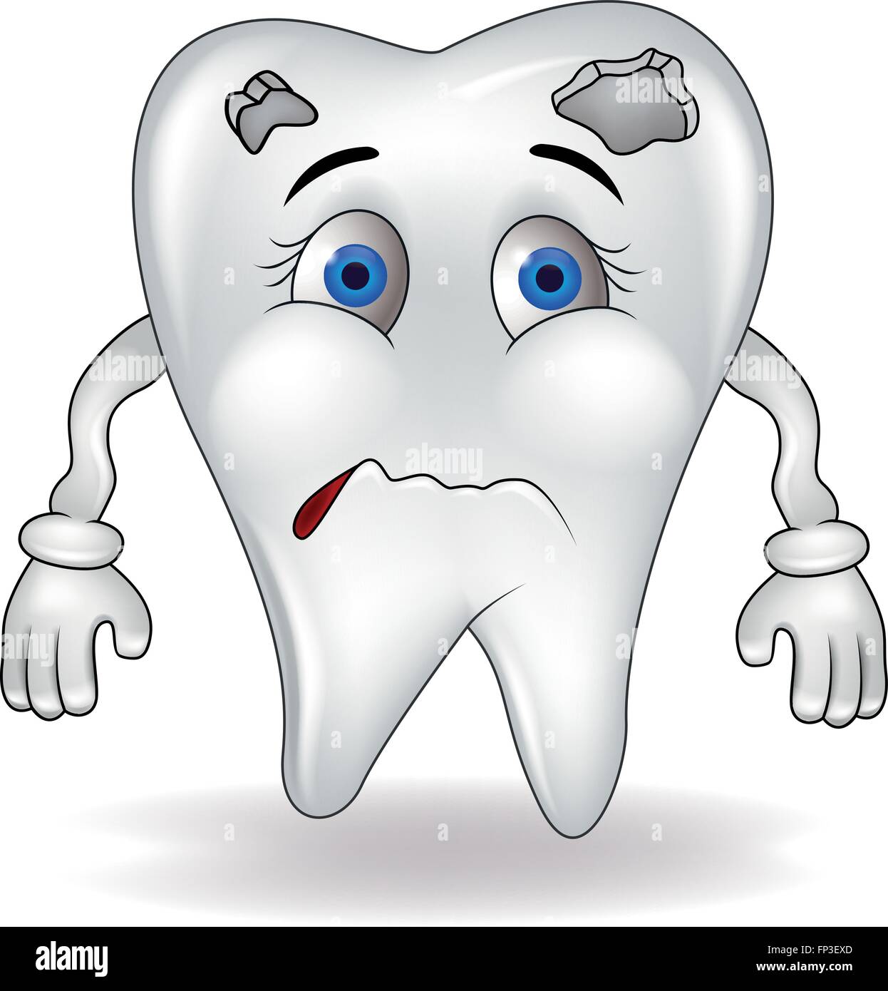 Cartoon bad tooth hi-res stock photography and images - Alamy