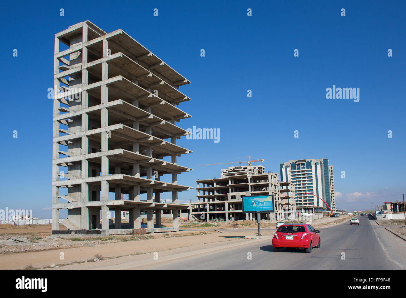 construction activities have stopped due to economic crisis in Iraq ...