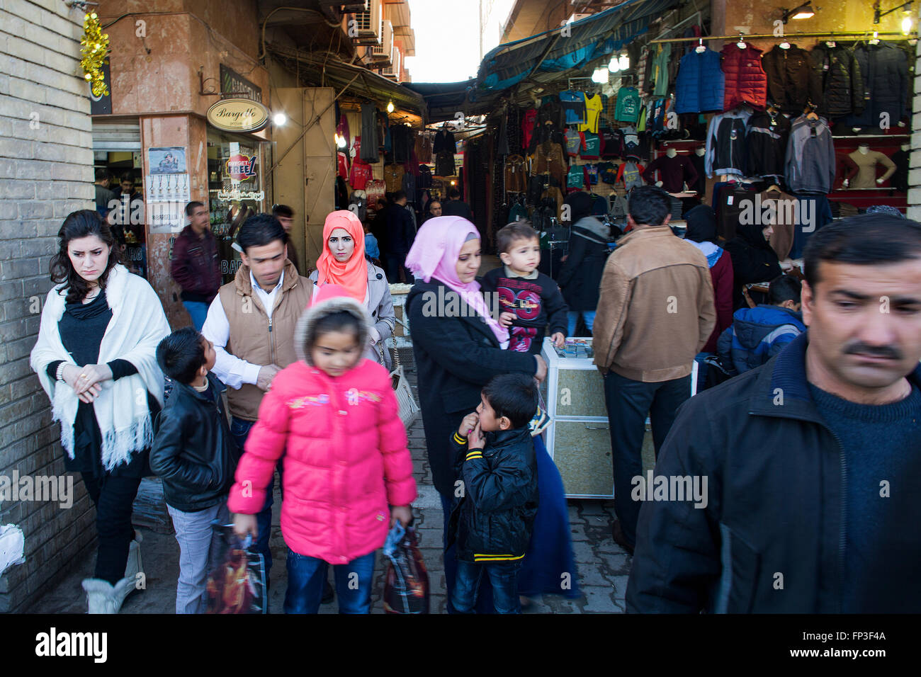 Iraq women shopping at the market in Kalar, Northern Iraq Stock Photo ...