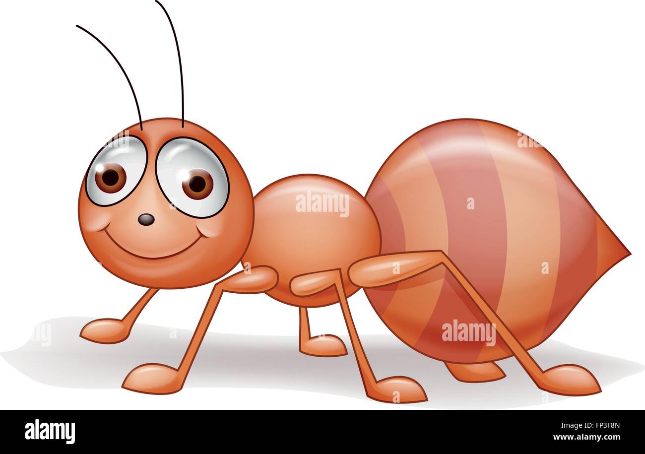 Vector illustration of ant cartoon Stock Vector Image & Art - Alamy