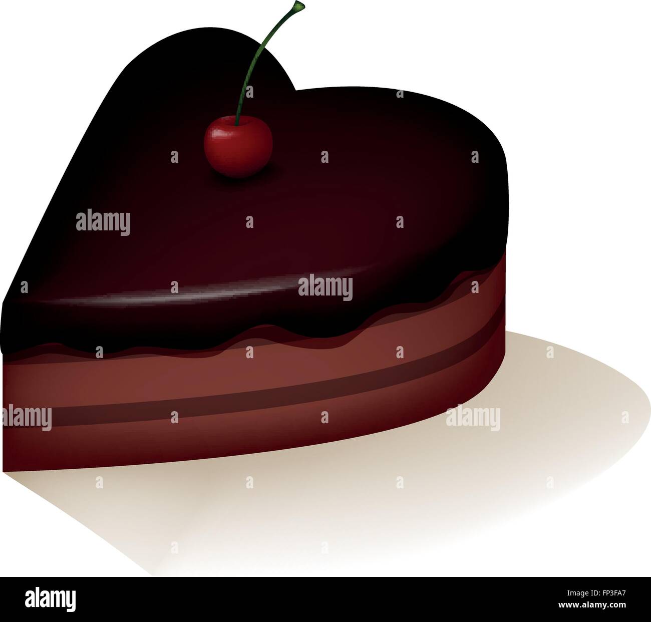 Burn cake Stock Vector Images - Alamy
