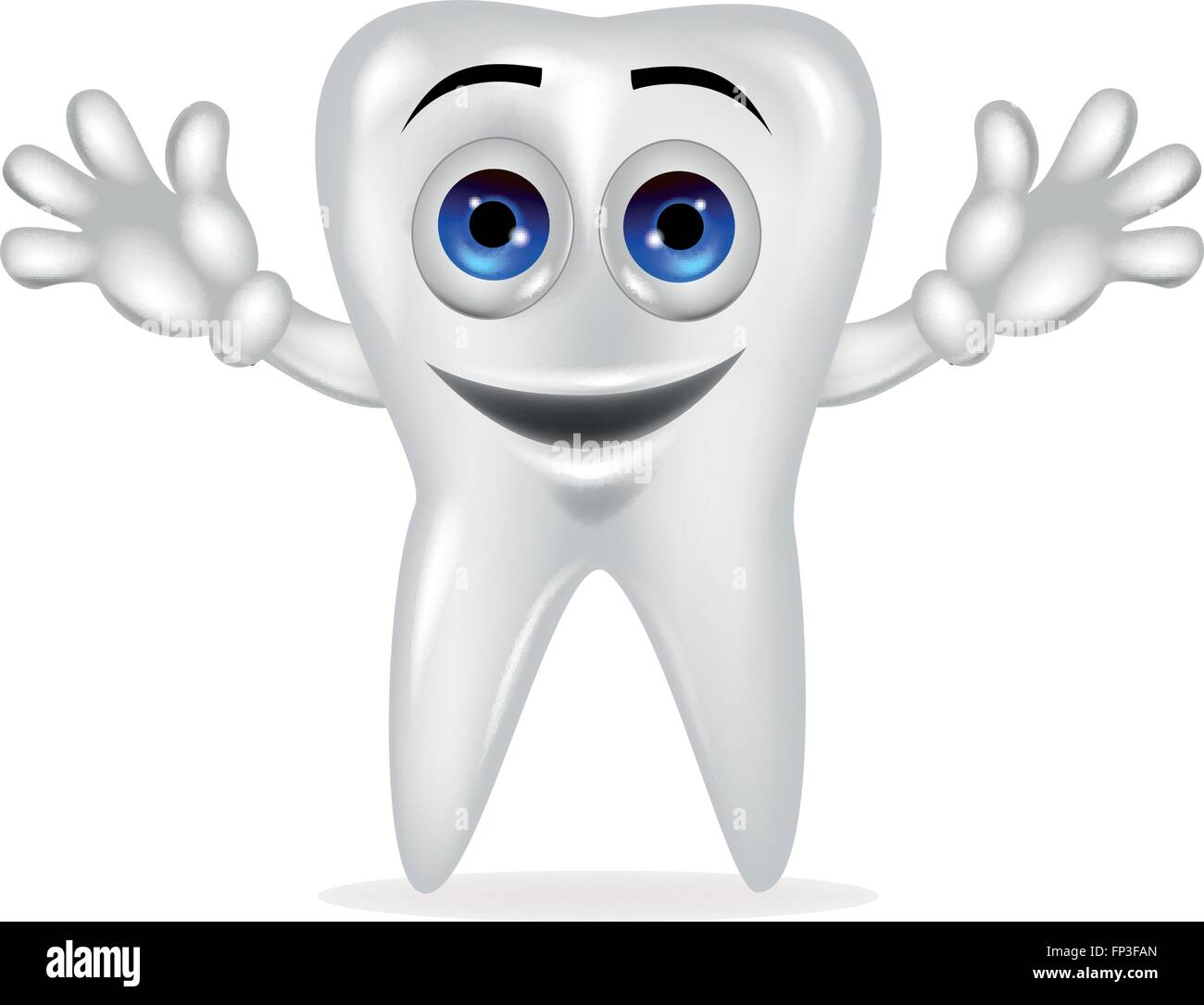 Funny tooth cartoon Stock Vector Image & Art - Alamy