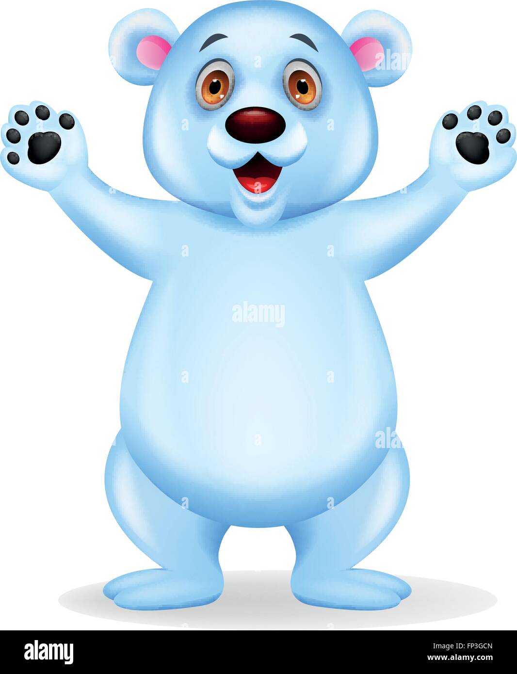 Polar bear cartoon Stock Vector Image & Art - Alamy