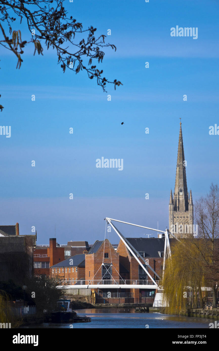 Riverside River Wensum Norwich Stock Photo - Alamy