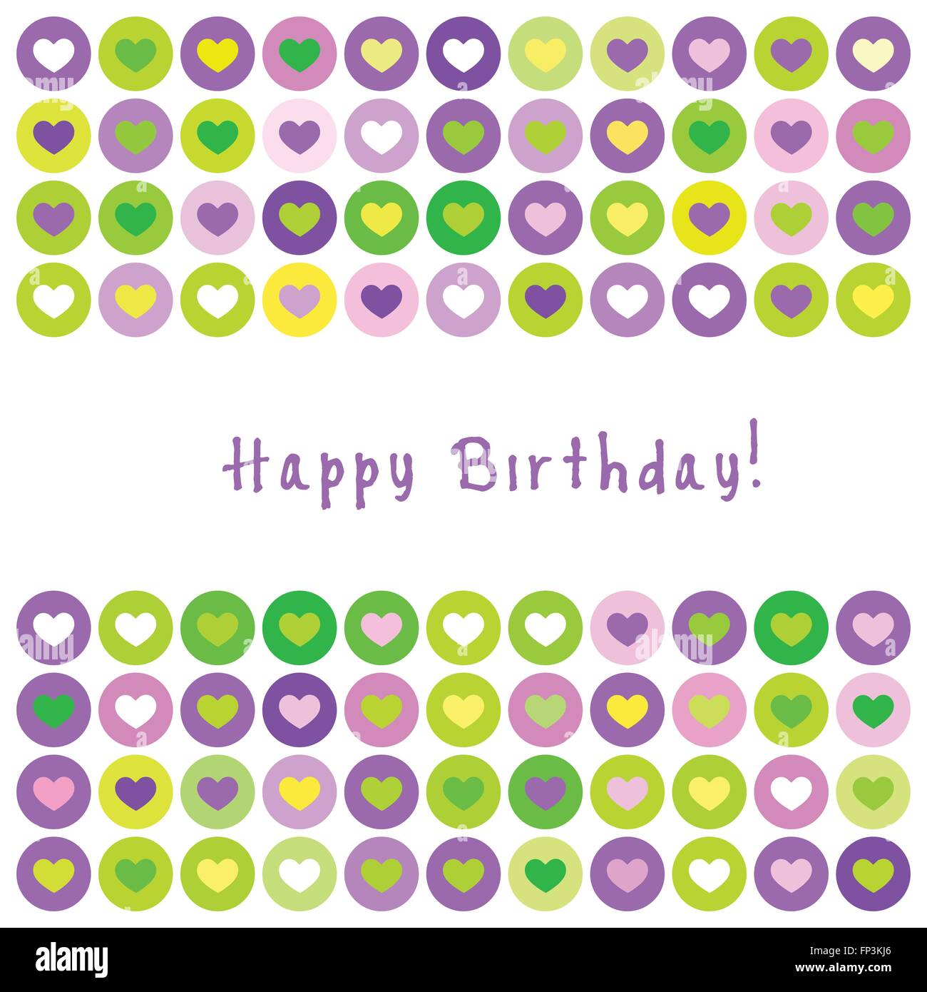 Birthday card with copy space Stock Vector Image & Art - Alamy