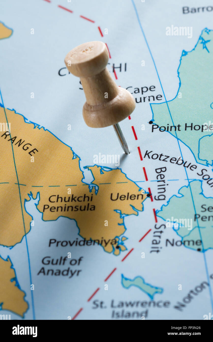 Bering Strait Land Bridge Drawing