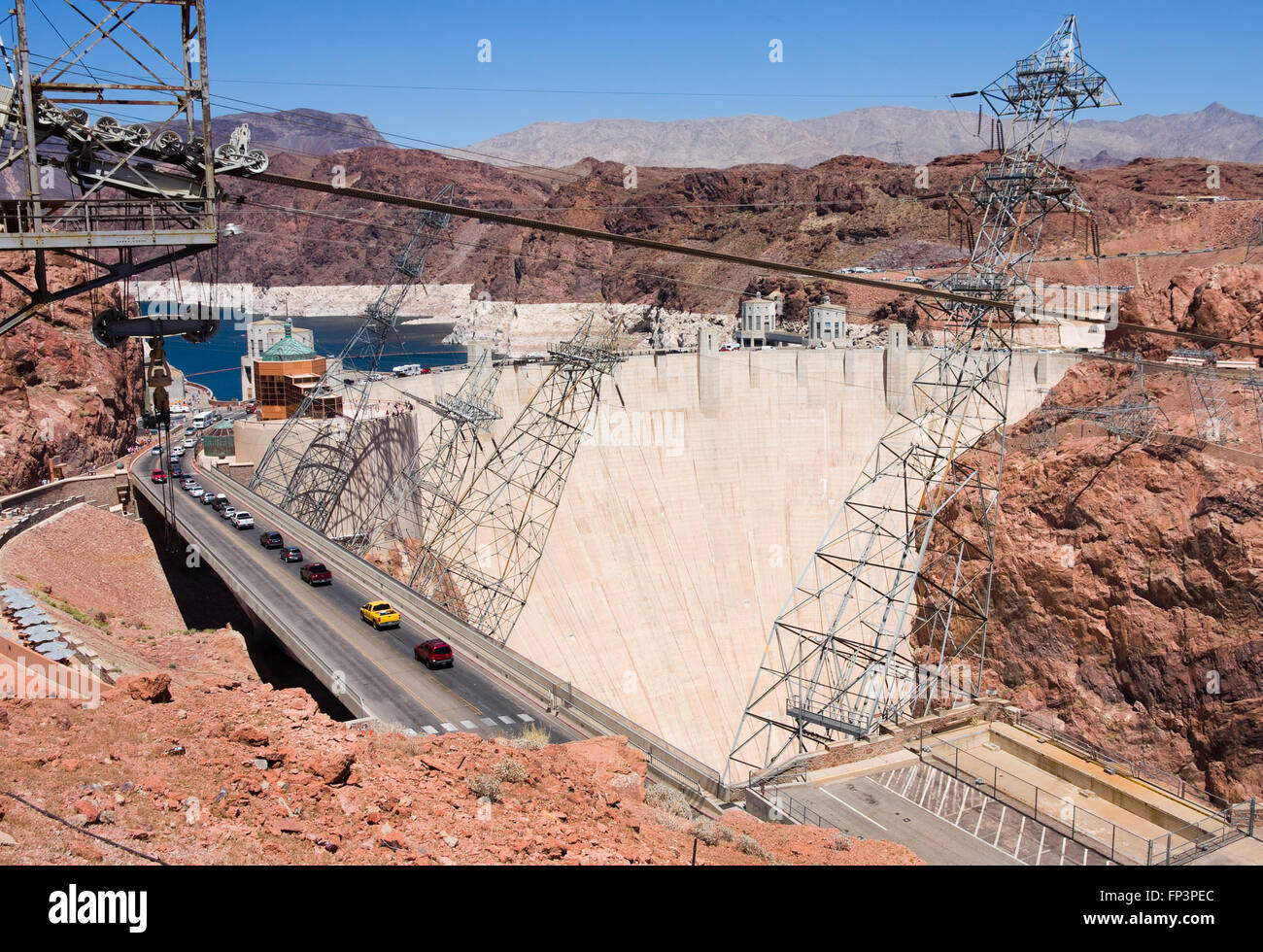 Hoover dam aerial hi-res stock photography and images - Alamy