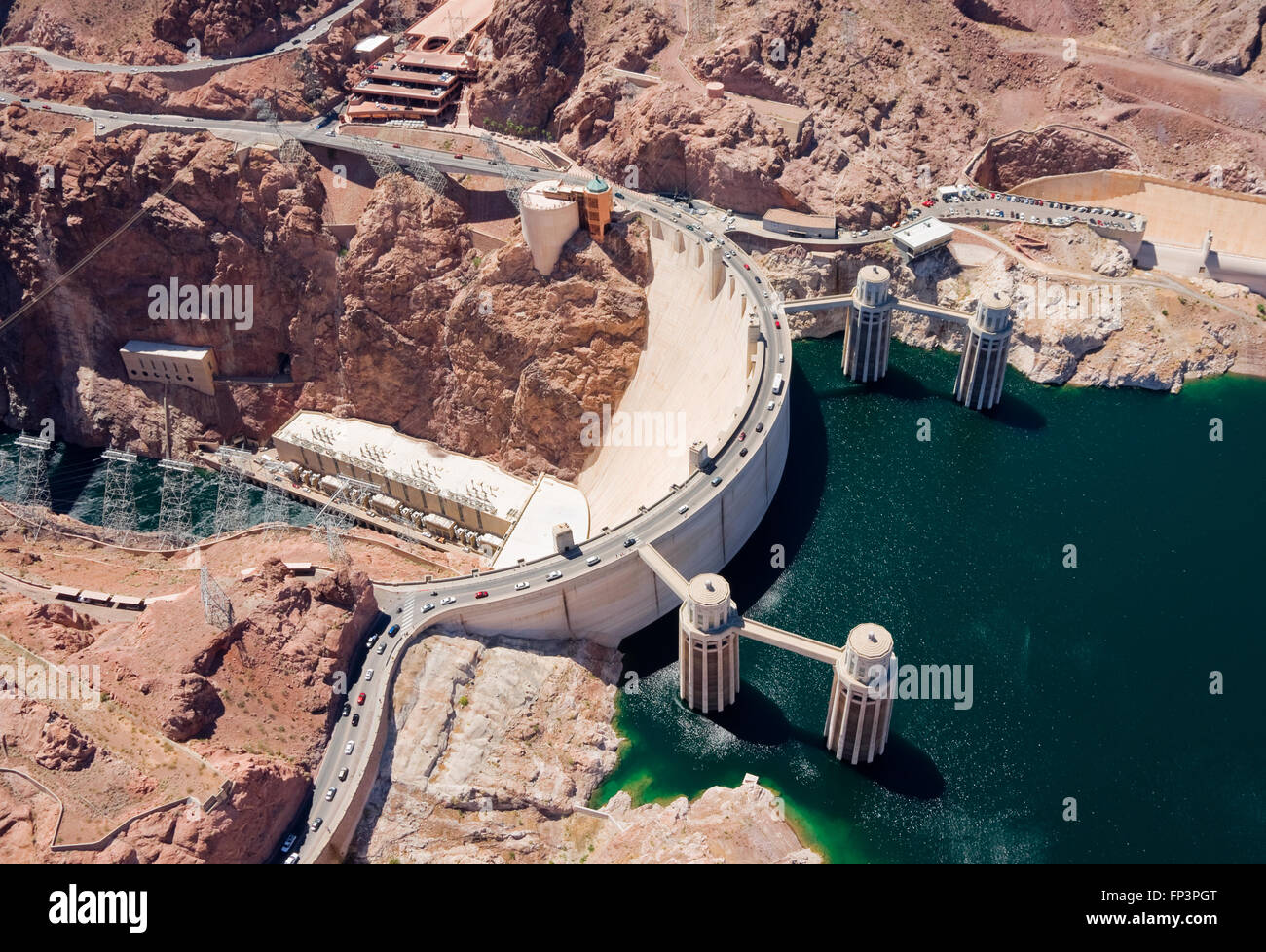 Aerial hoover dam hi-res stock photography and images - Alamy