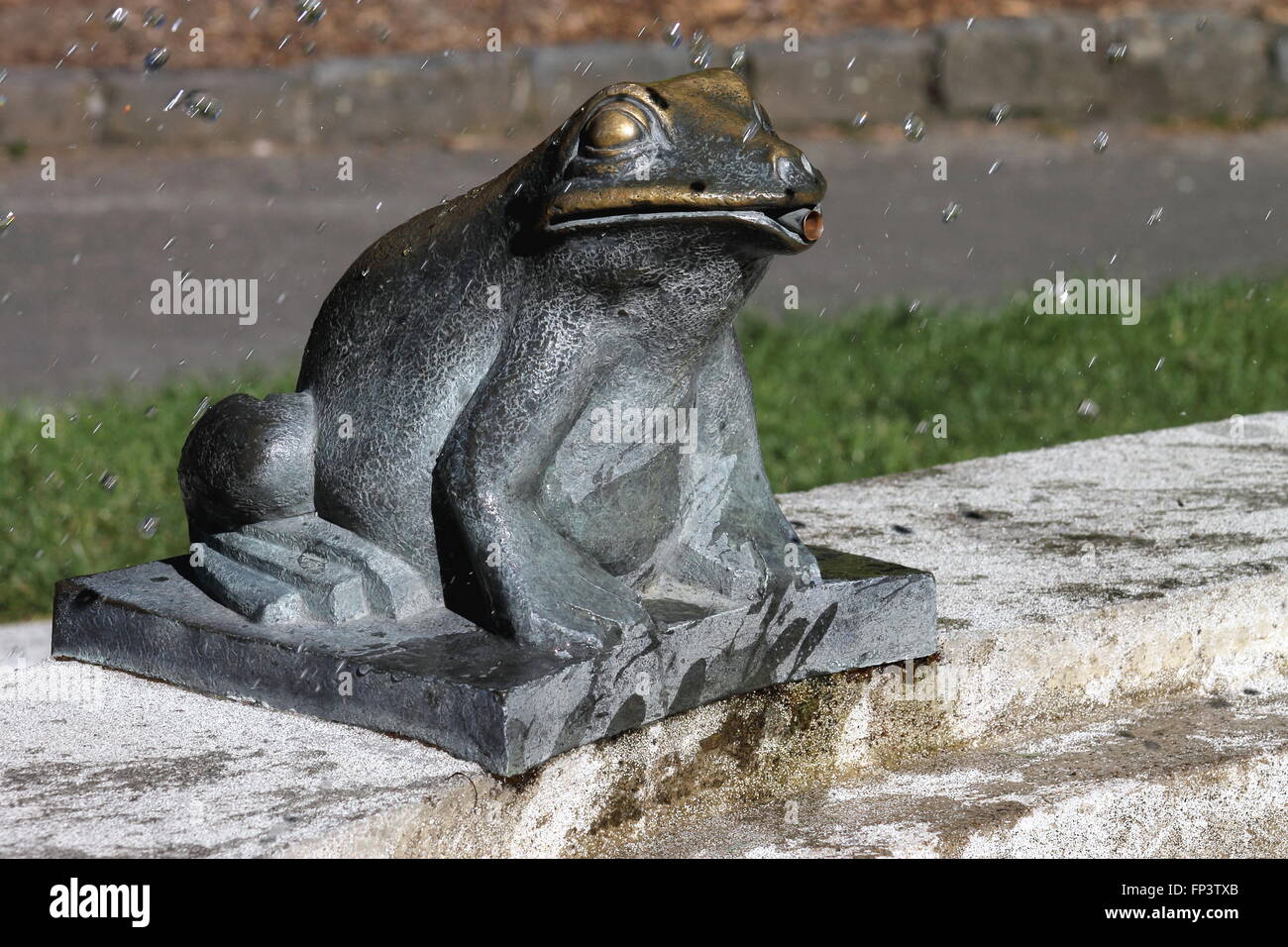 Wellington, NZ - November 5, 2015: Joy statue Botanical Gardens Stock ...