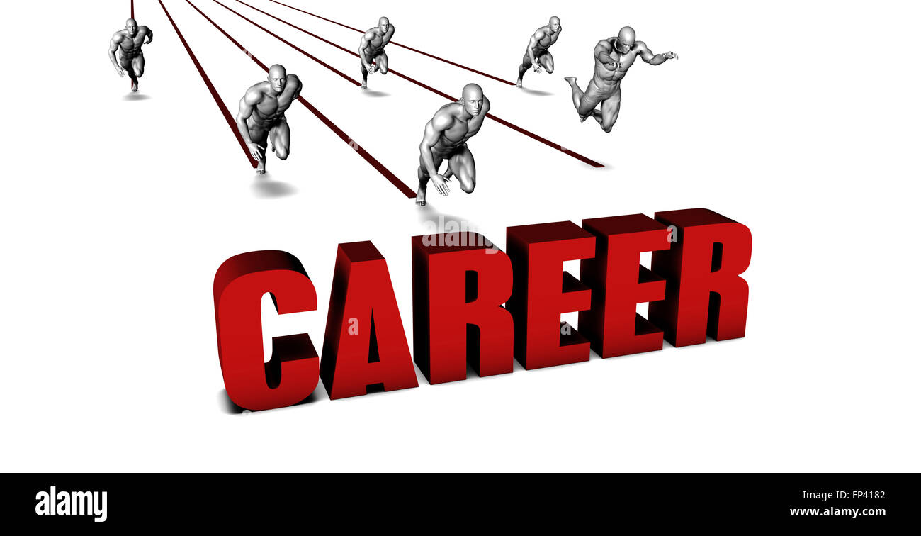 Better Career with a Business Team Racing Concept Stock Photo - Alamy