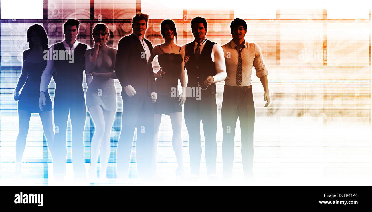 Formidable Business Team with Corporate Background as Concept Stock ...