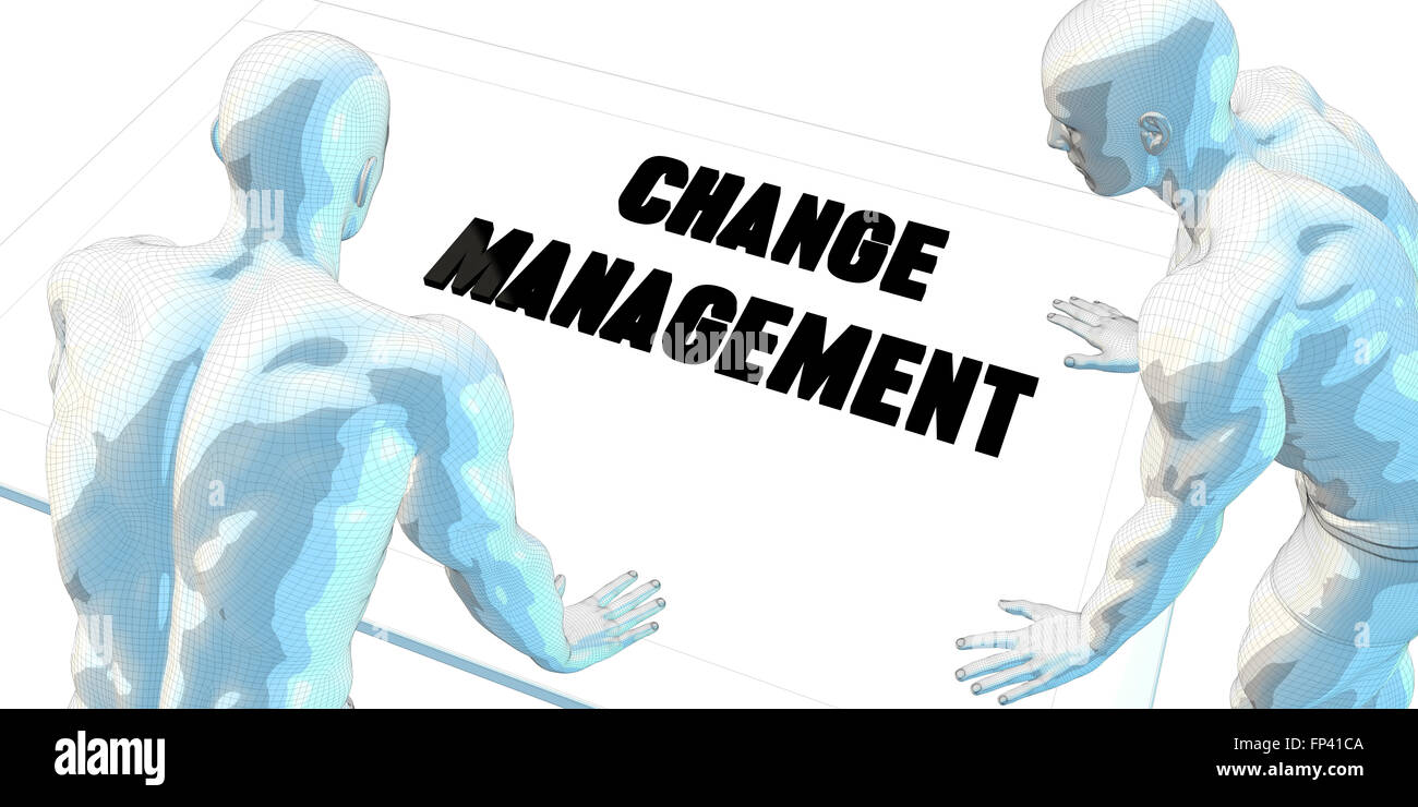 Change Management Discussion and Business Meeting Concept Art Stock ...
