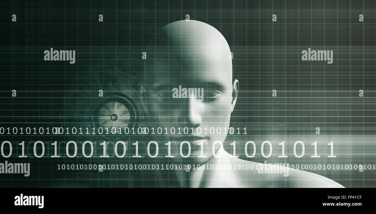 Science Technology Data as a Abstract Art Stock Photo - Alamy