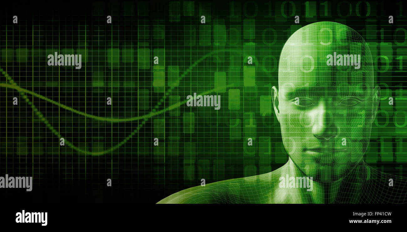 Technology Network with Futuristic Graph Chart Concept Stock Photo - Alamy