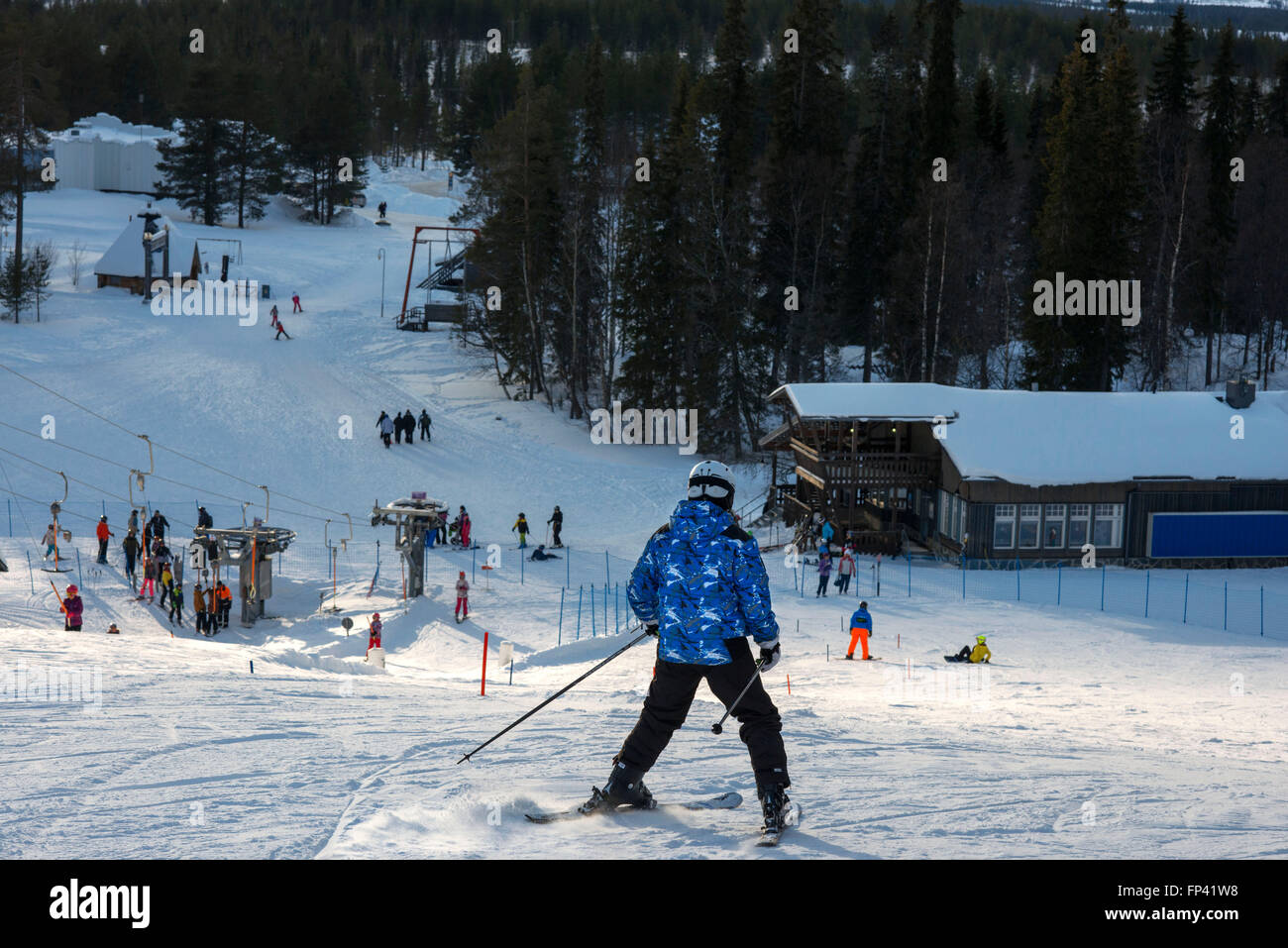 Finland salla ski hi-res stock photography and images - Alamy
