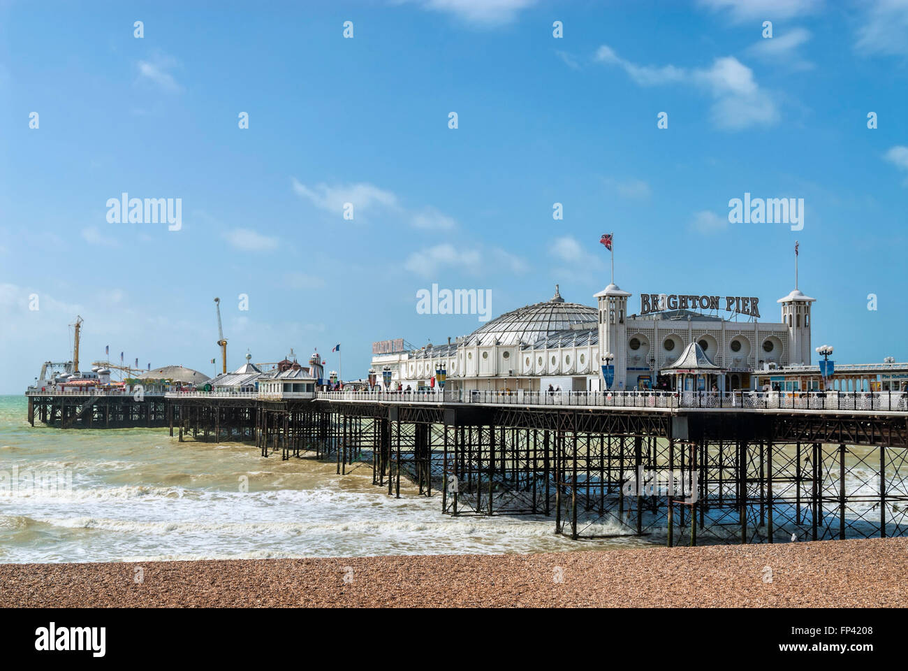 Summer day brighton beach hi-res stock photography and images - Alamy