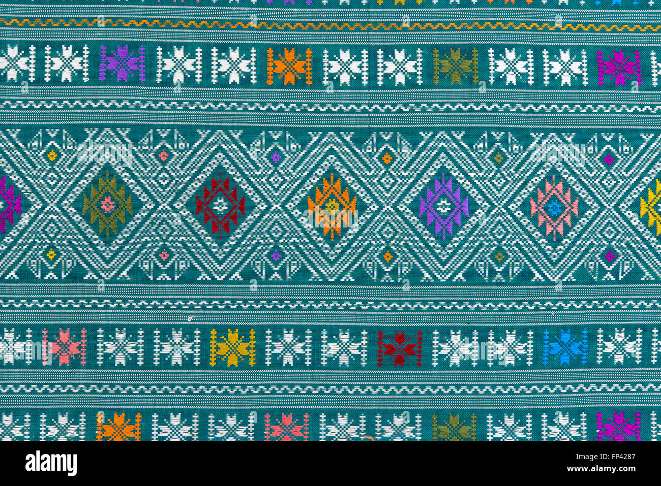 Thailand silk production of crafts in beautiful patterns Stock Photo ...