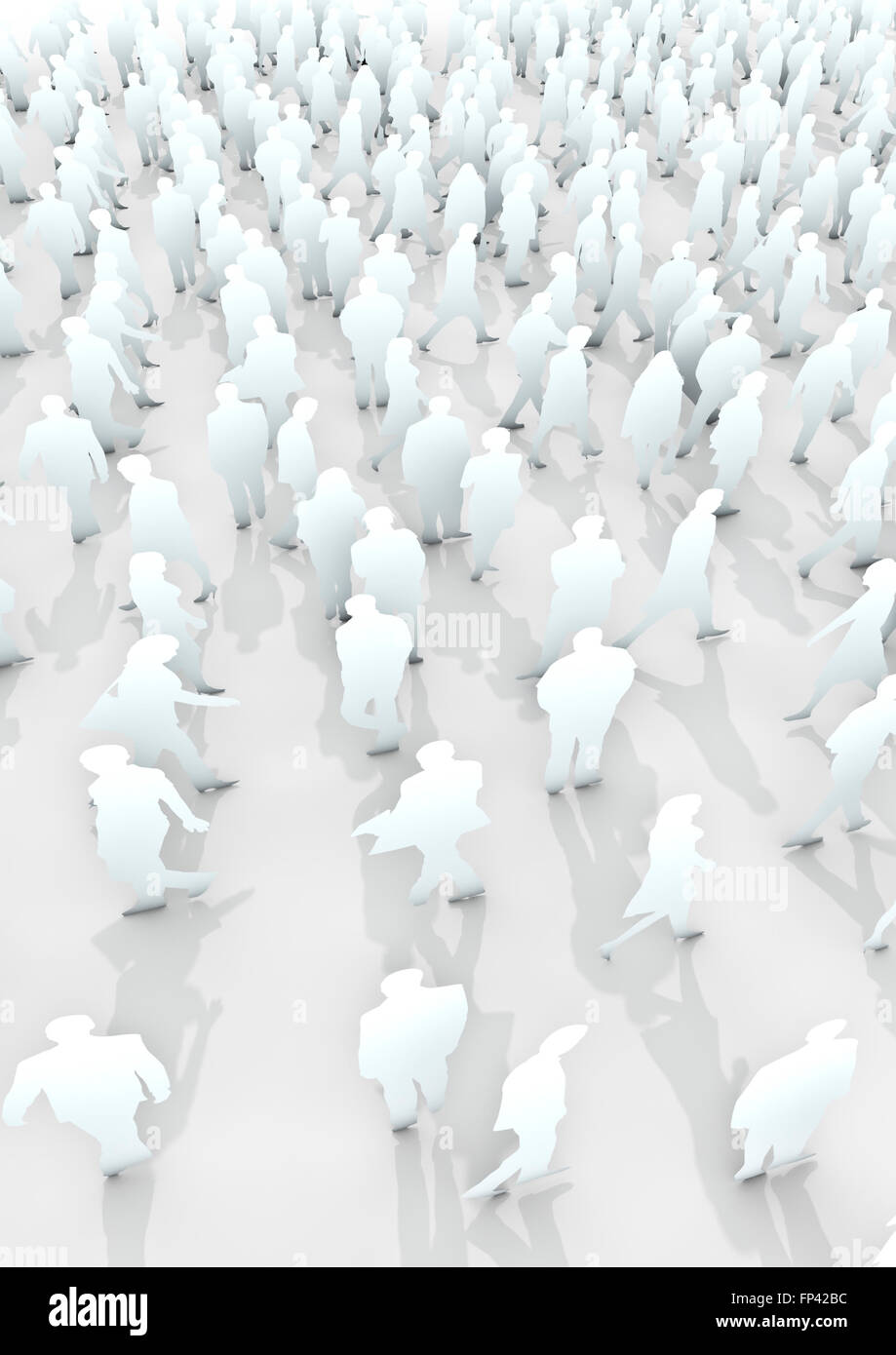 White overcrowded hi-res stock photography and images - Alamy