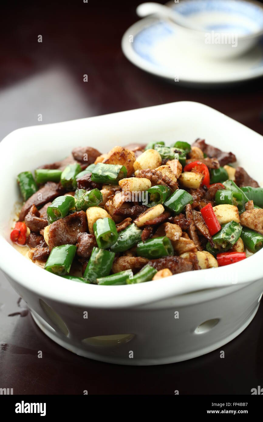 chili fried beef Stock Photo - Alamy