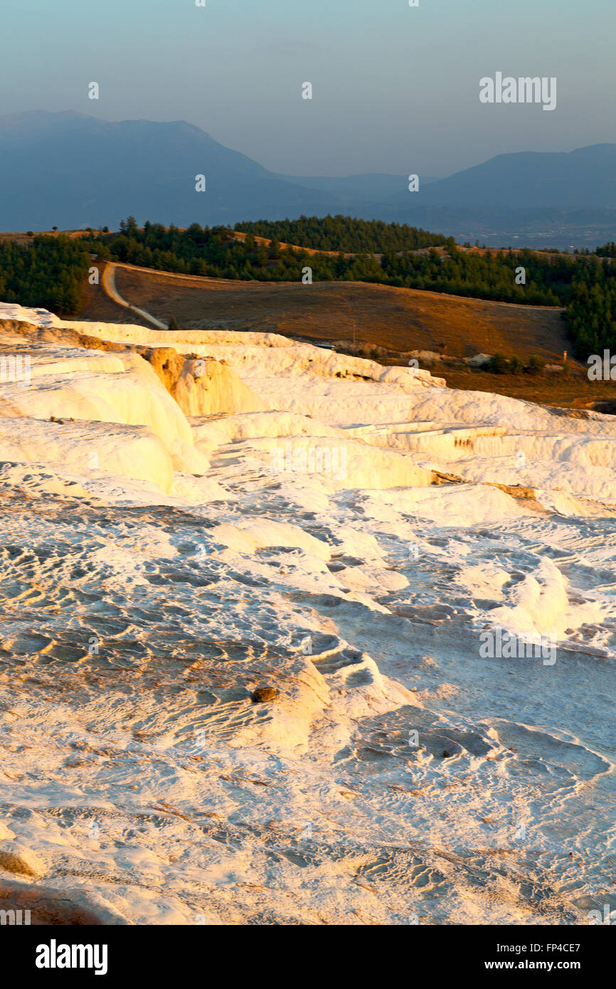unique abstract in pamukkale turkey asia the old calcium bath and ...
