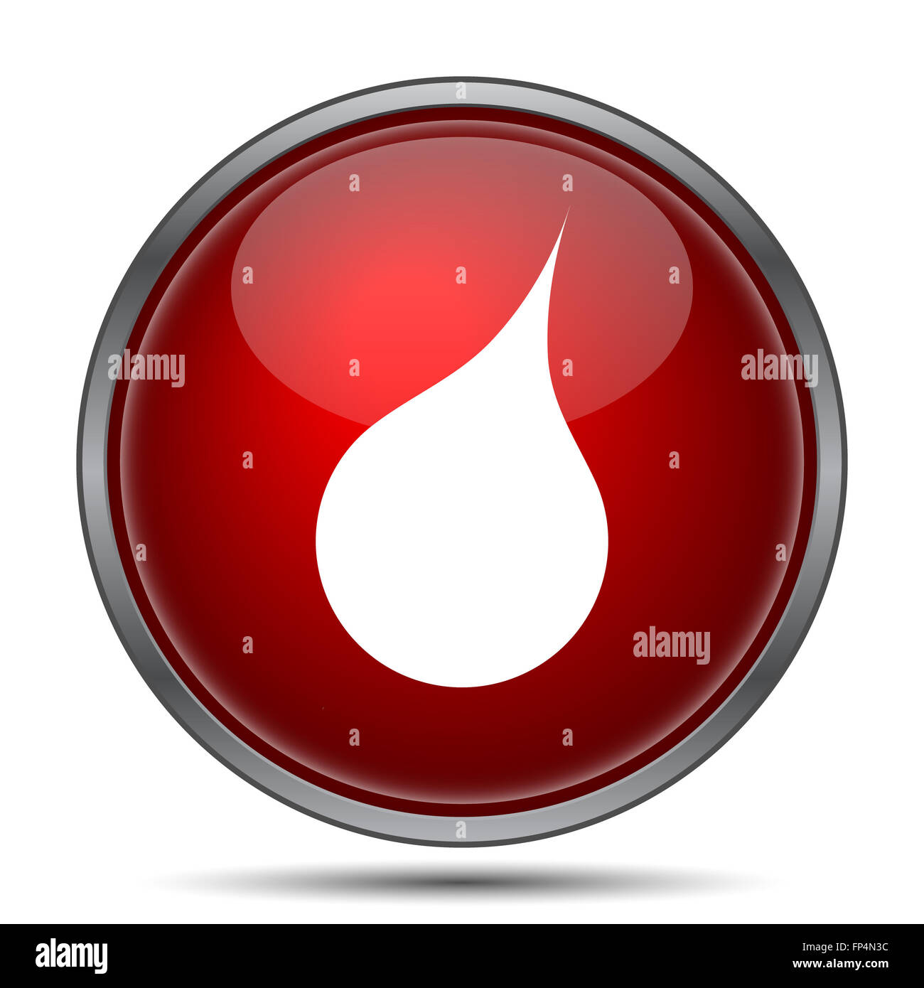 Rain icon. Internet button on white background Stock Photo - Alamy