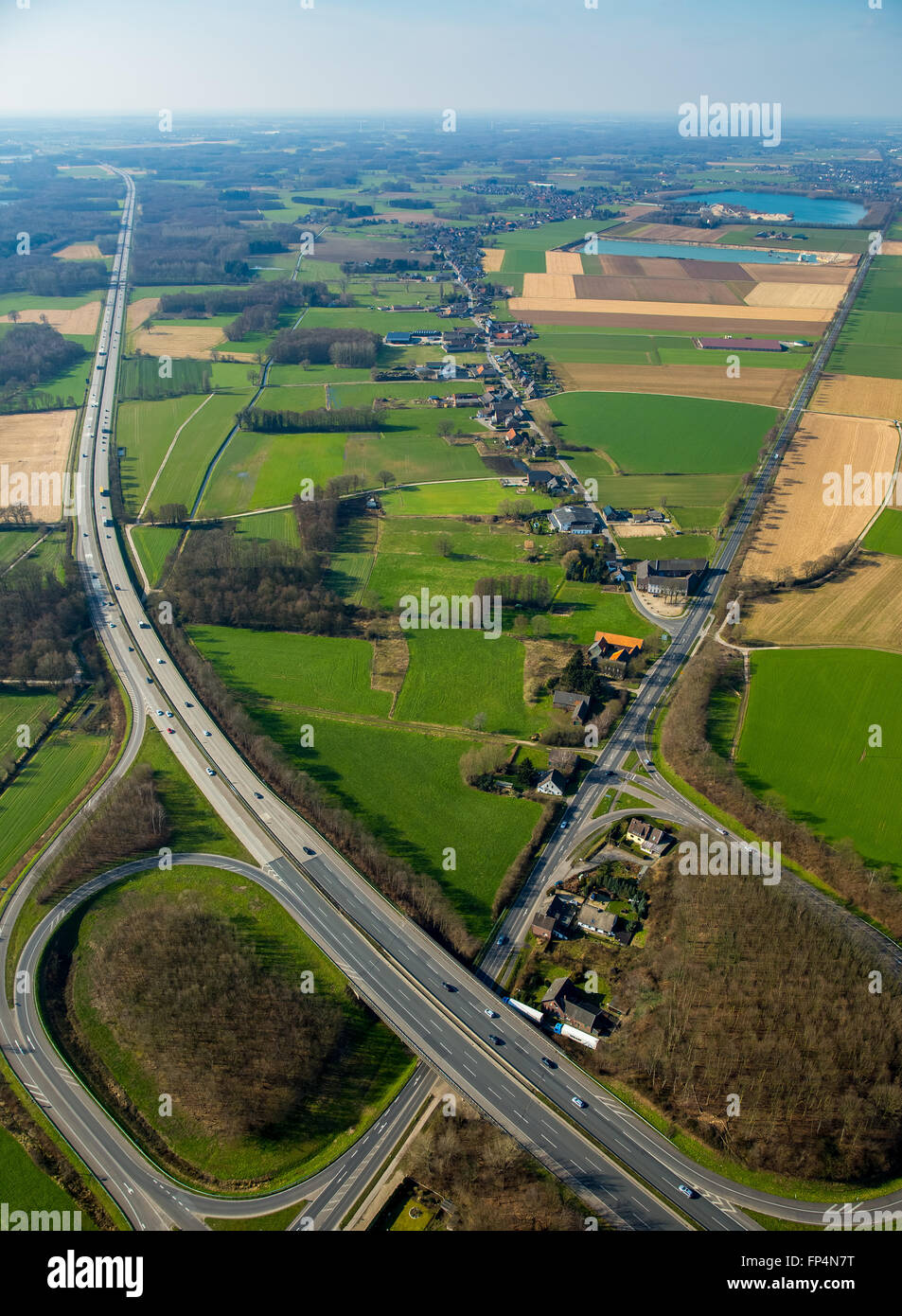 Aerial intersection freeway hi-res stock photography and images - Alamy