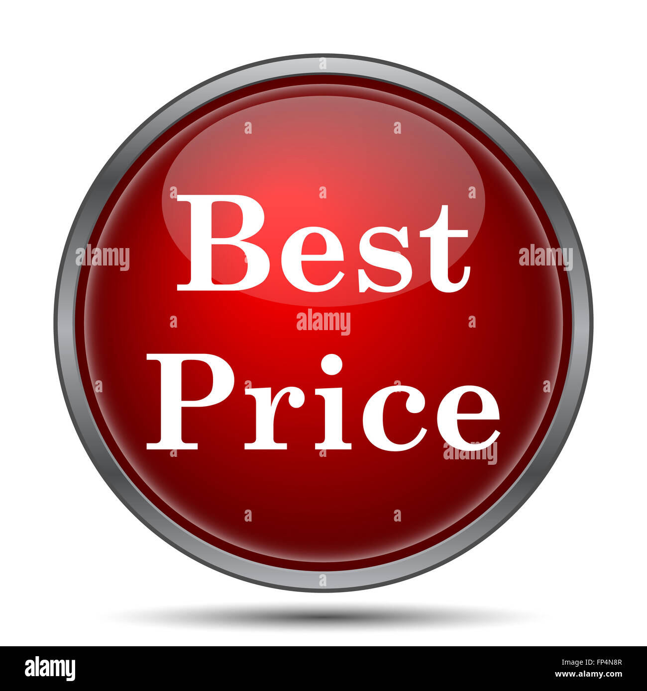 Best price icon. Internet button on white background Stock Photo - Alamy