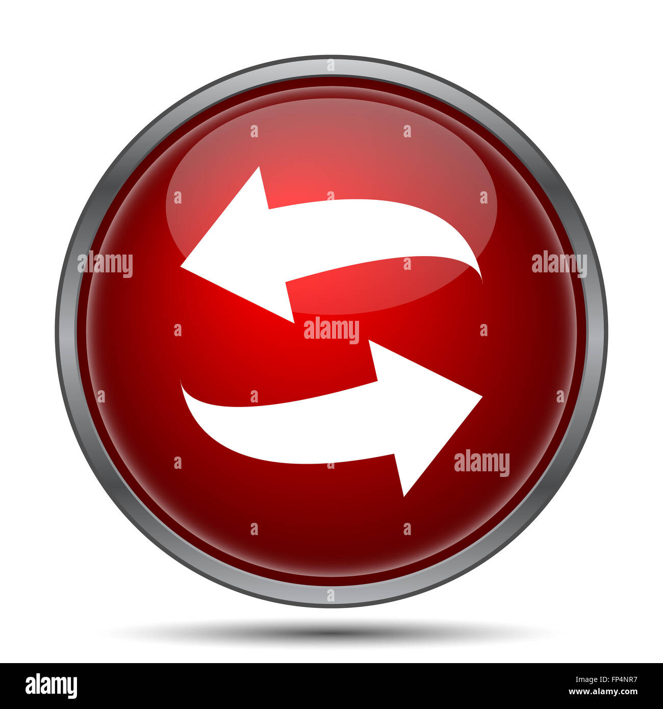 Swap icon. Internet button on white background Stock Photo - Alamy