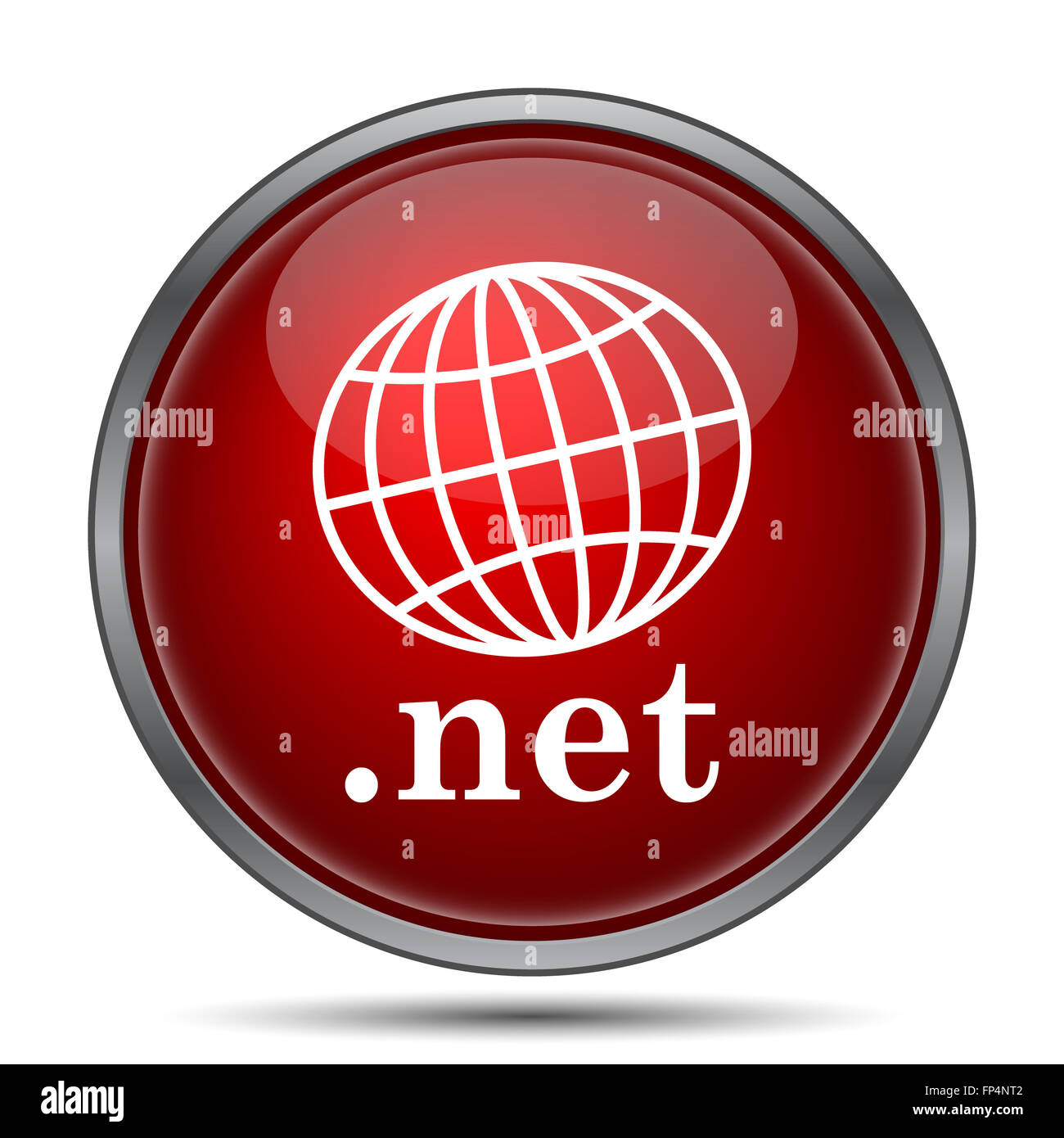 .net icon. Internet button on white background Stock Photo - Alamy