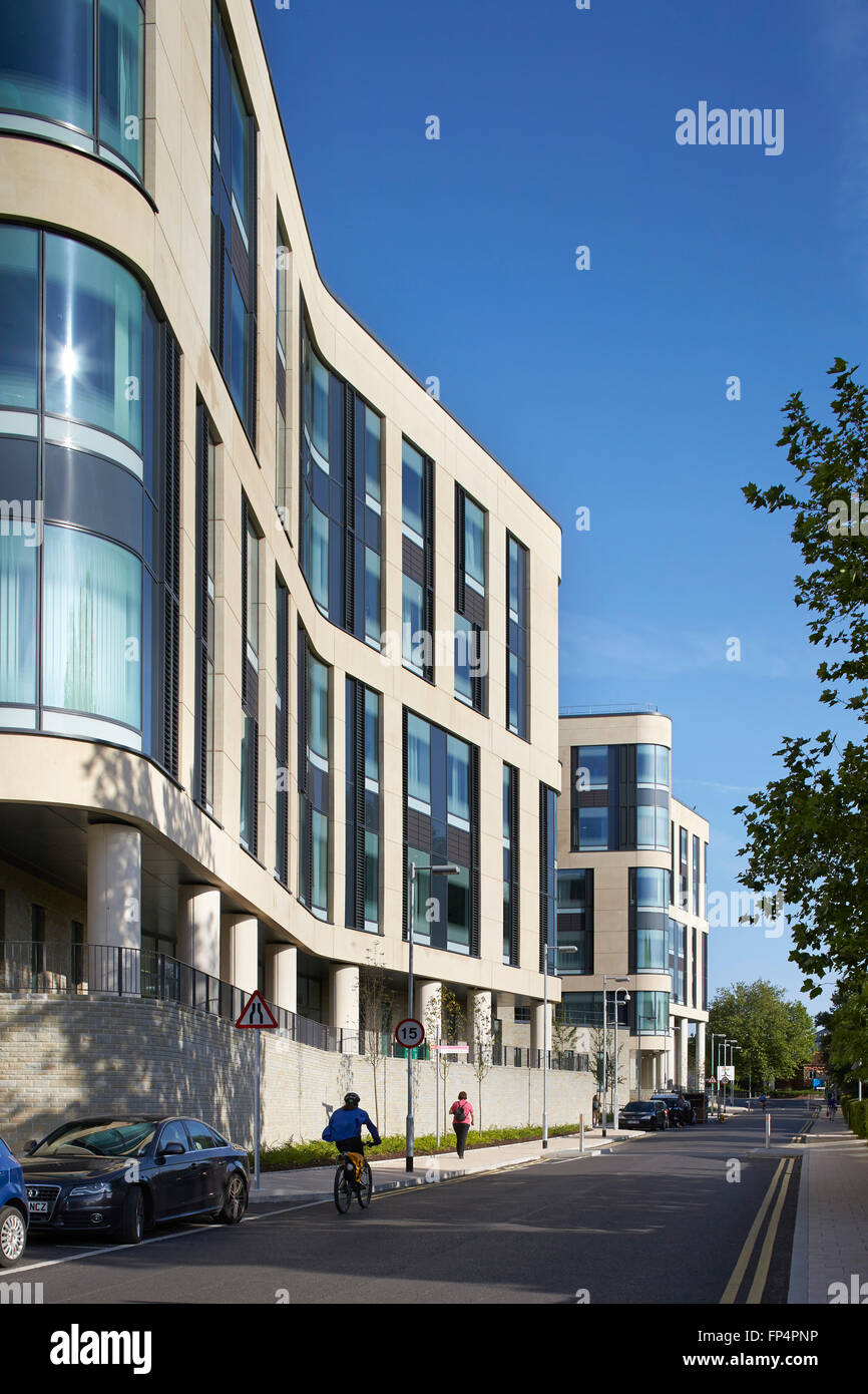 Exterior facade stone panel double height window facade pattern clear ...