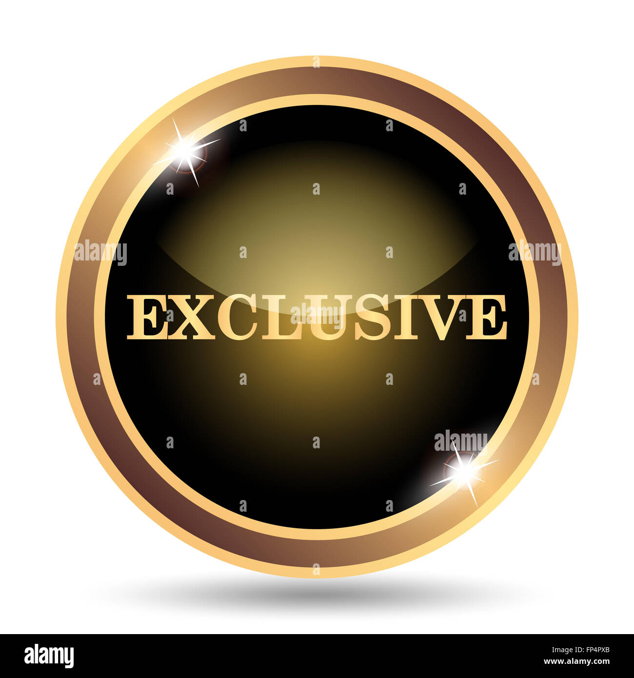 Exclusive icon. Internet button on white background Stock Photo - Alamy